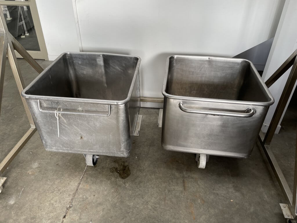 Stainless Bins | PC Machinery Ltd
