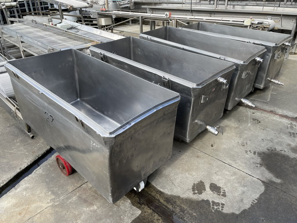 Stainless Bins | PC Machinery Ltd