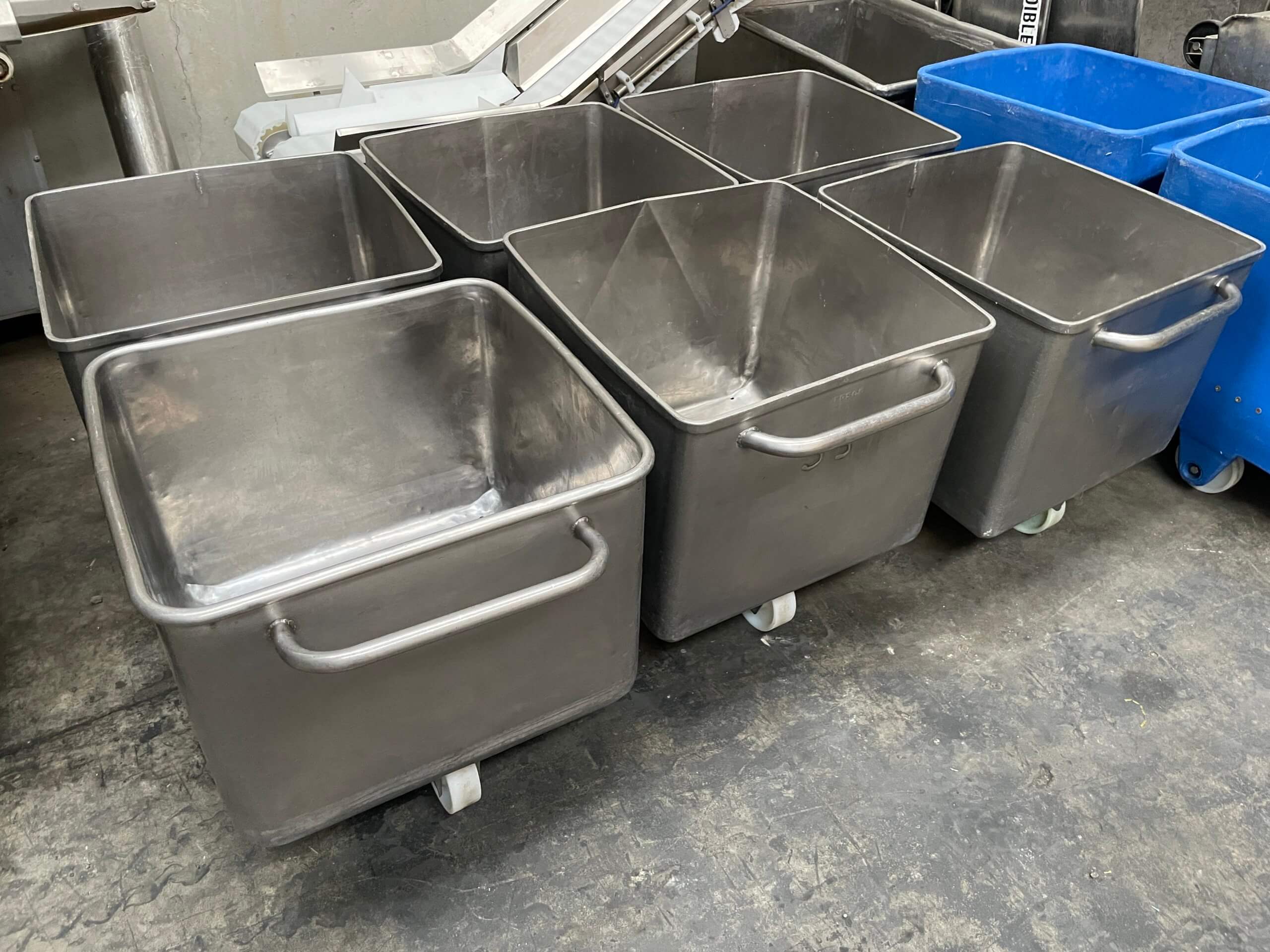 Stainless Bins | PC Machinery Ltd