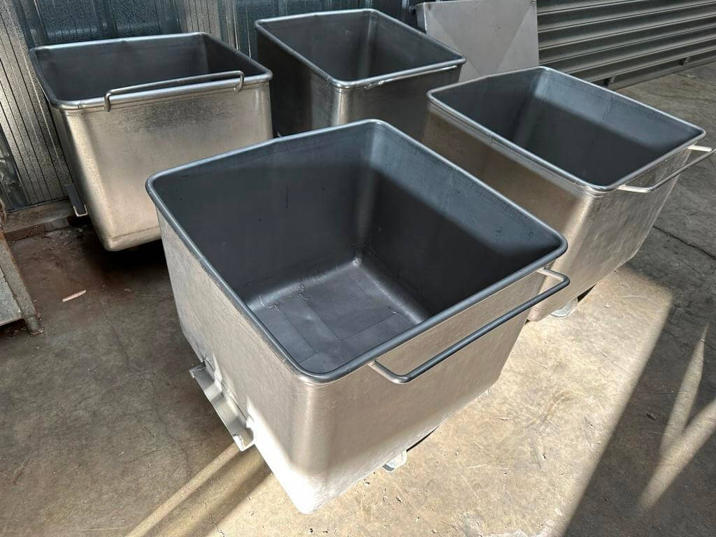Stainless Bins | PC Machinery Ltd