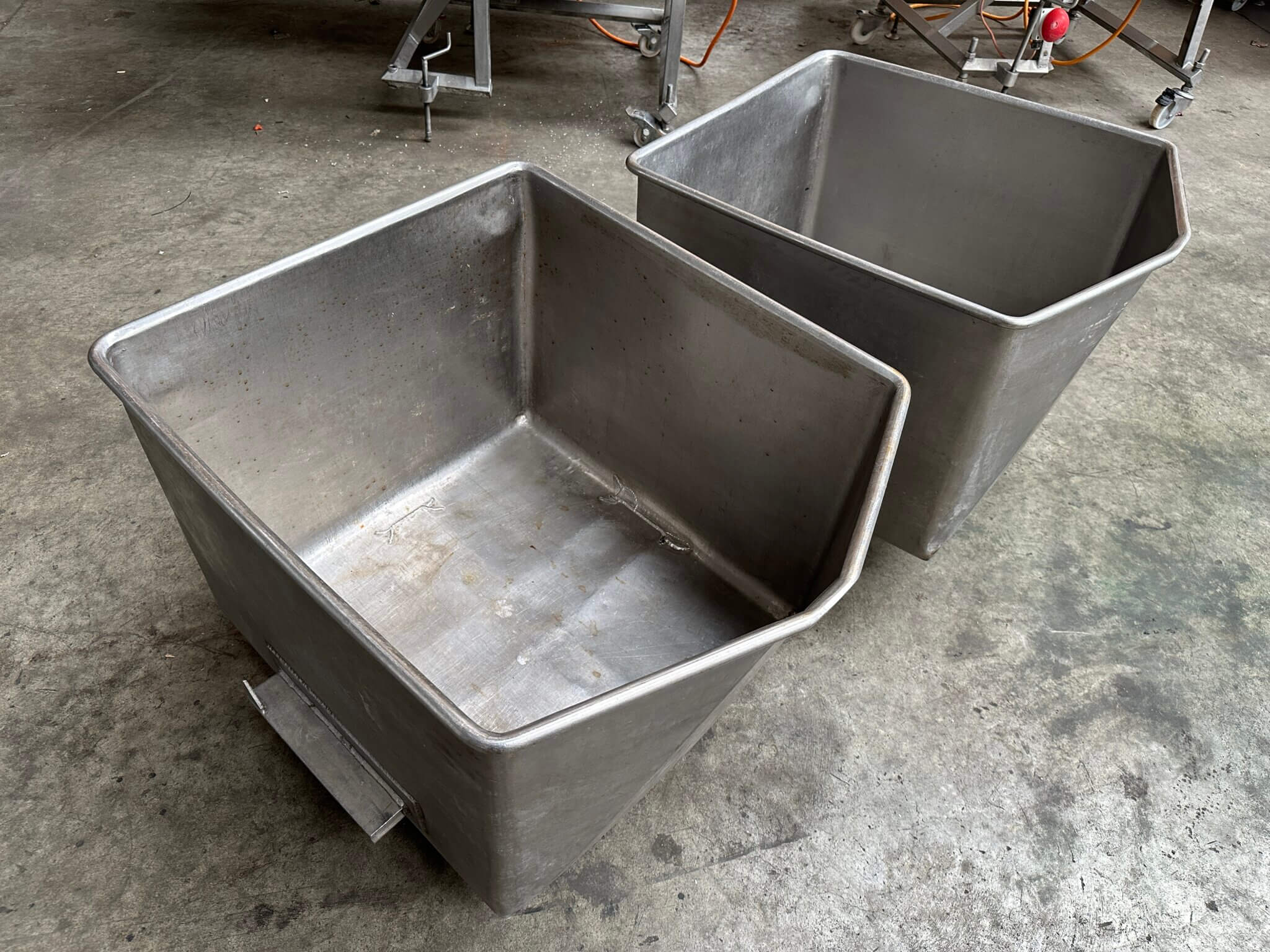 Stainless Bins | PC Machinery Ltd
